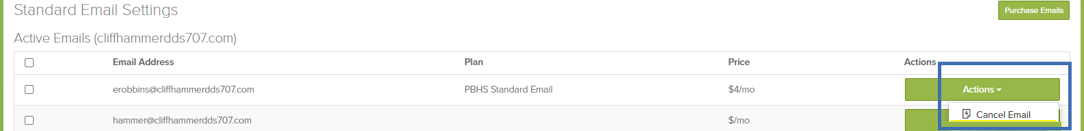 Hosted Email – RevenueWell Help